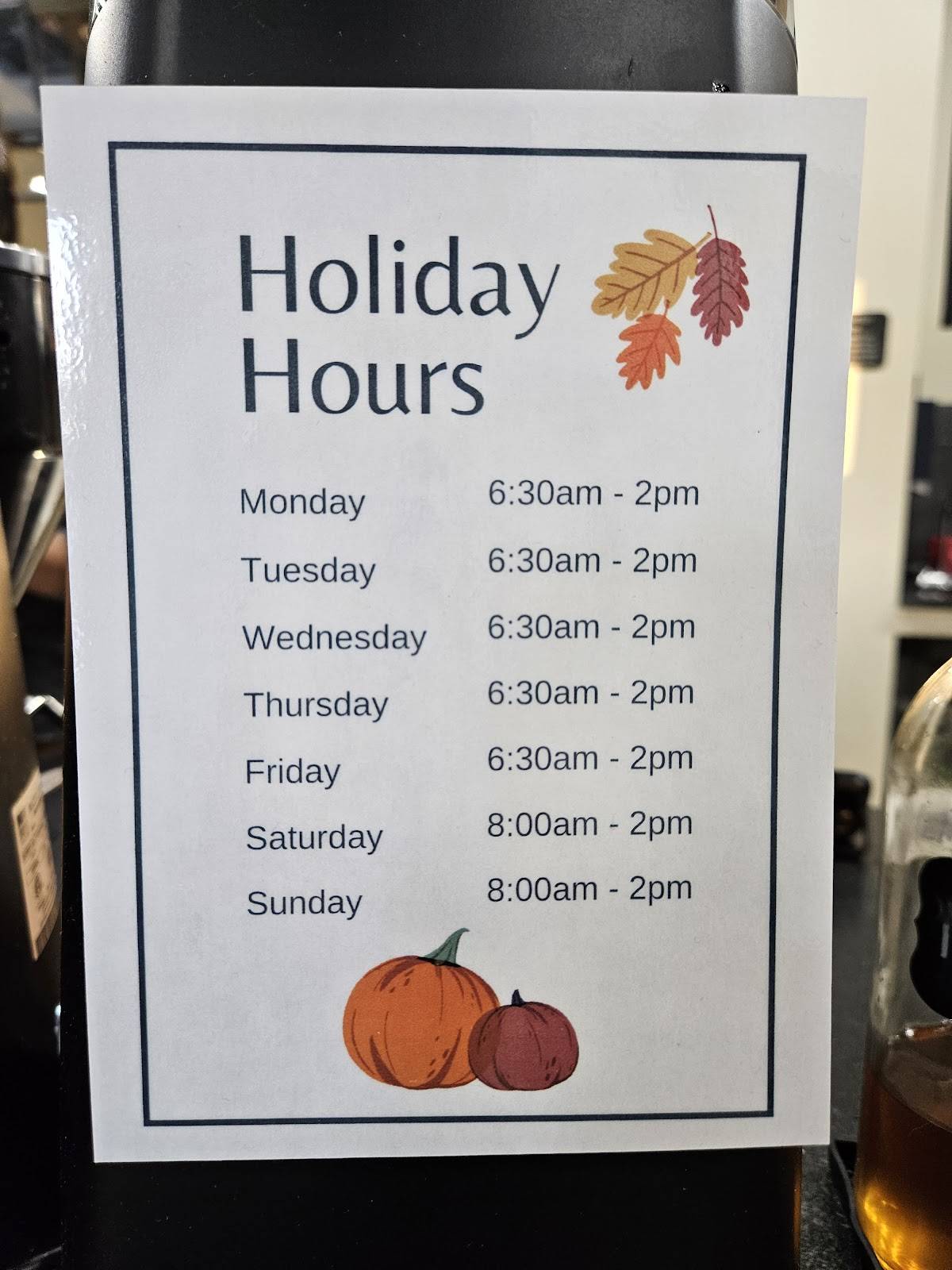 Menu at River Bottom Roasters, Williamsport