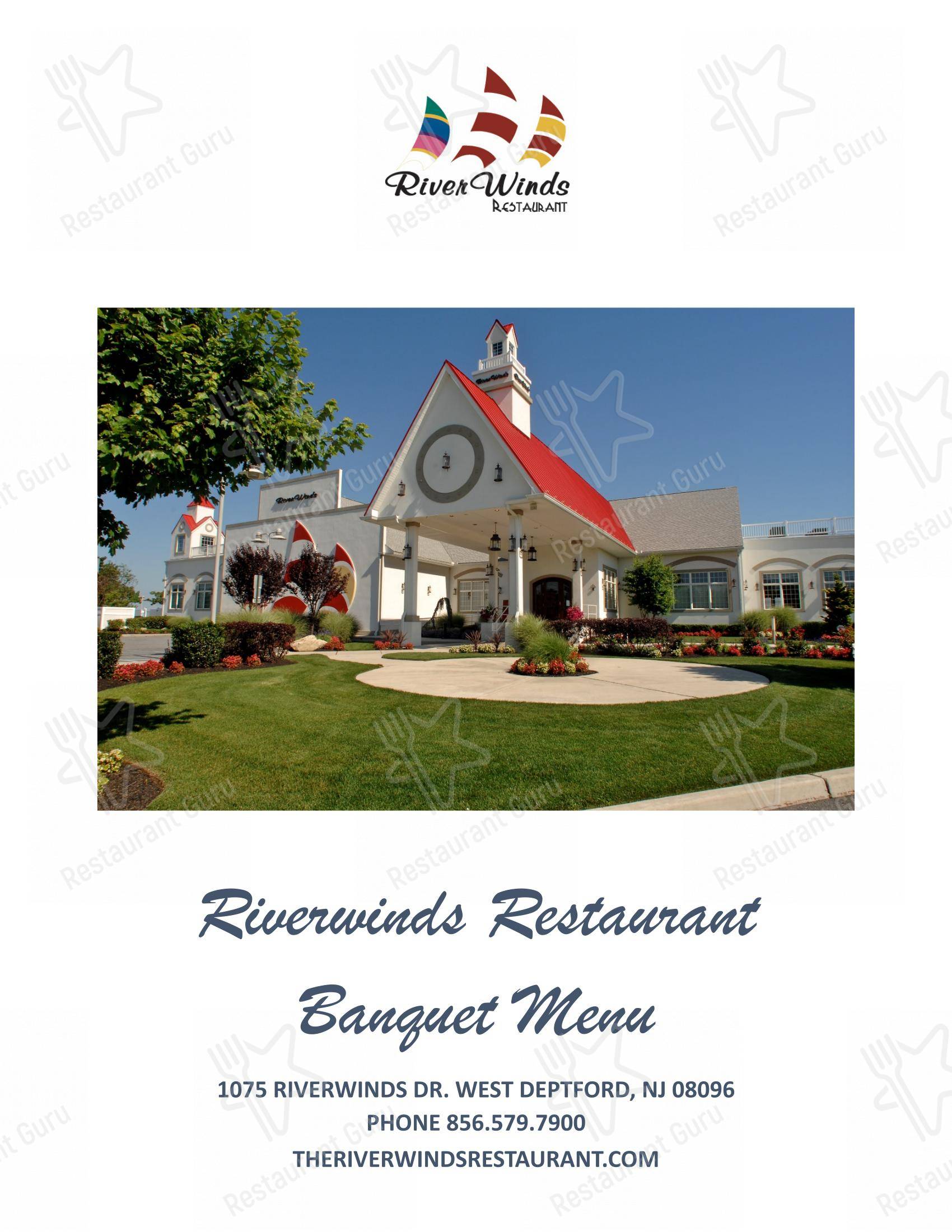 Menu at Riverwinds Restaurant, West Deptford, Riverwinds Dr