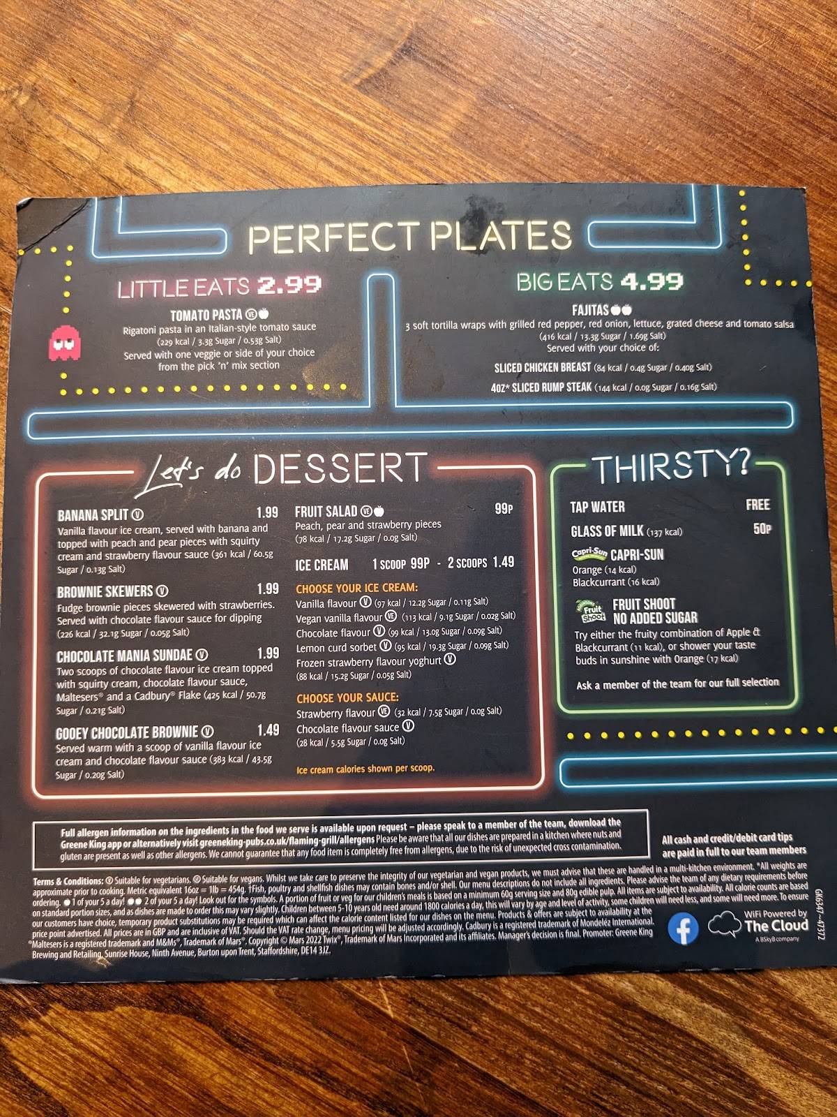Menu at Robin Hood pub & bar, Swinton, 180 Manchester Rd