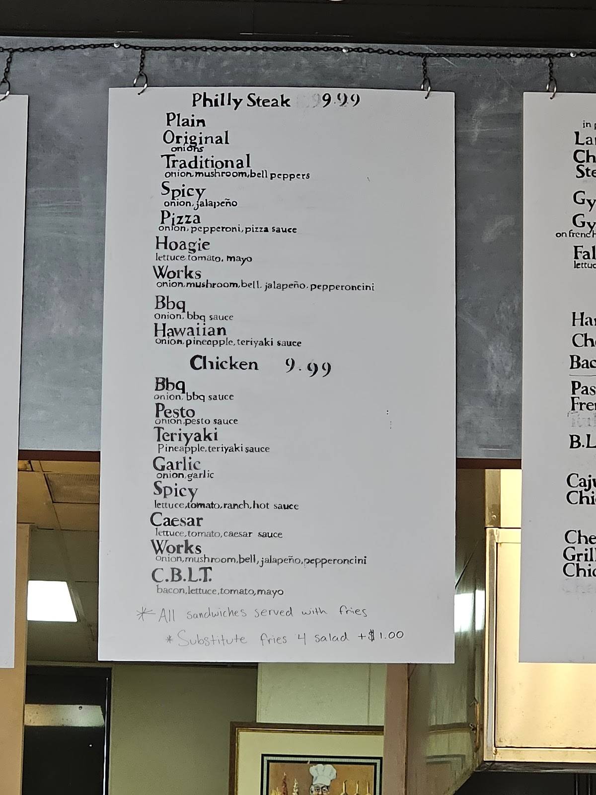 Menu at Milo's Greek, Philly Cheese Steak, and Pizza restaurant, Rocklin