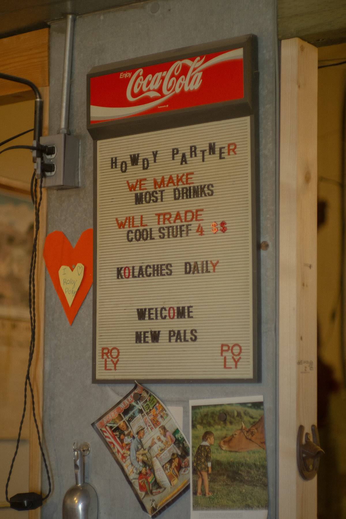 Menu at Roly-Poly Coffee Co., Bozeman, 528 N Broadway Ave