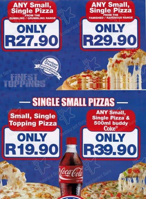 Menu at Roman's Pizza Karenpark restaurant, Akasia, Shop 25