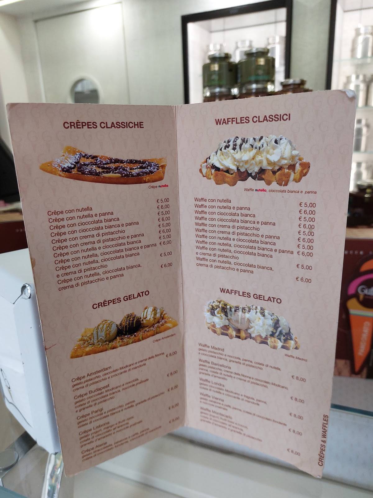 Carta de Guttilla Alta Gelateria Italiana - PRATI, Roma