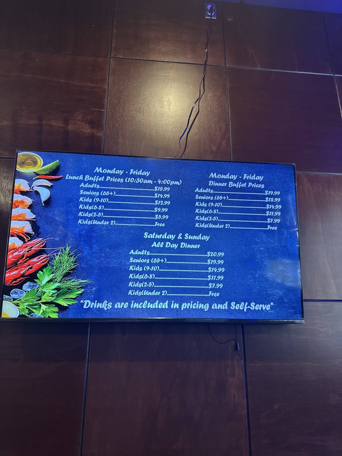 Menu at Royal Buffet & Grill restaurant, Reisterstown