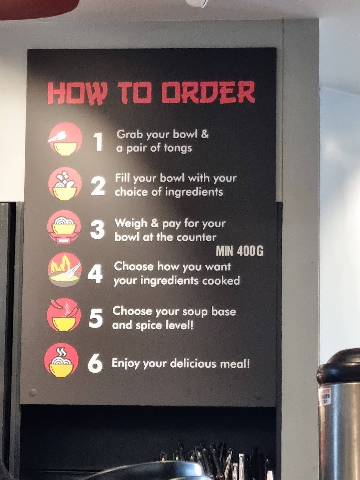 Menu at Royal Pot restaurant, Mirrabooka