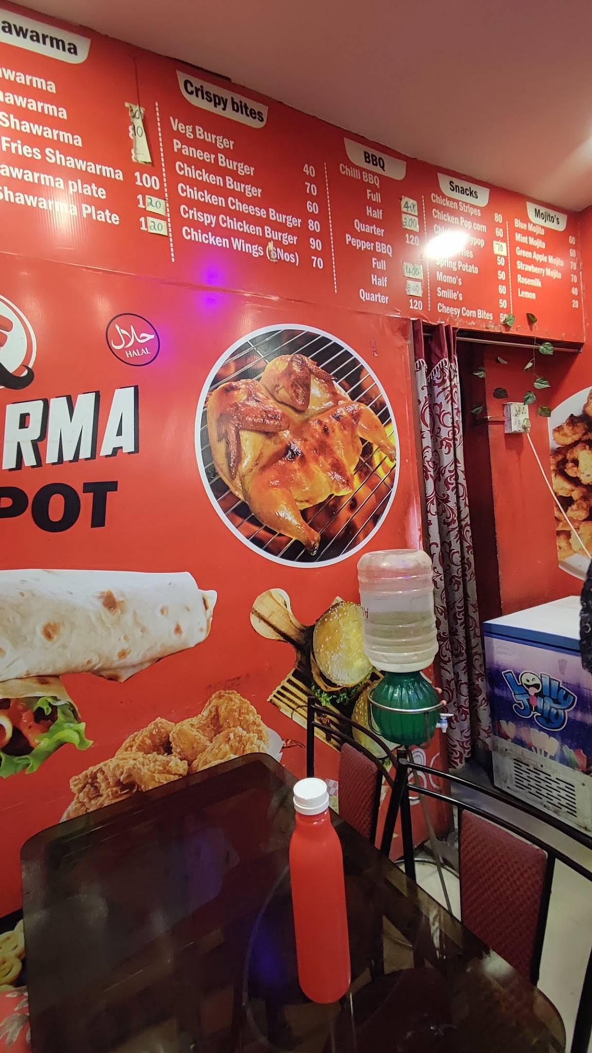 Menu at SHAWARMA SPOT, Vellore