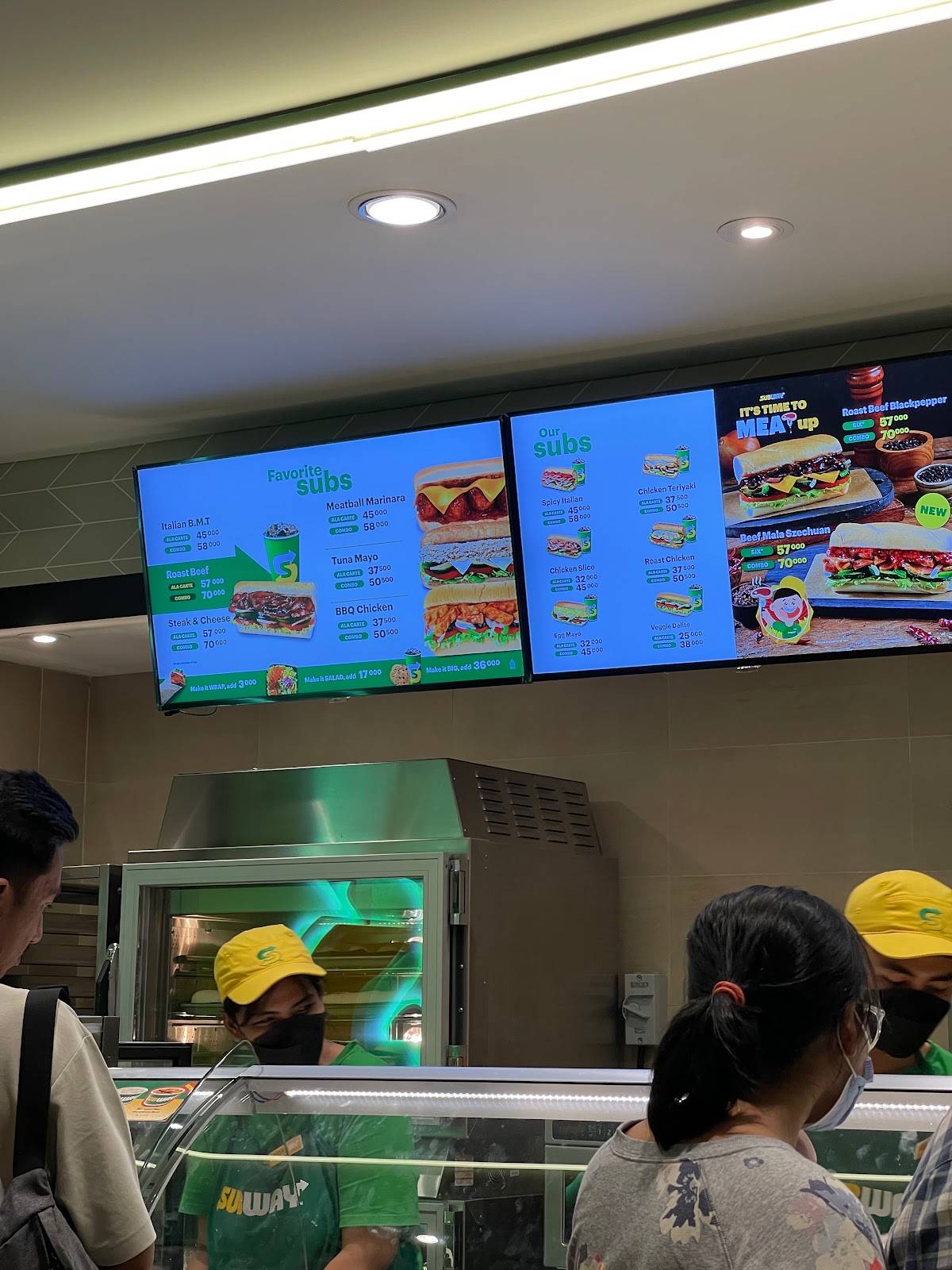 Menu at SUBWAY - TEBET RAYA restaurant, South Jakarta