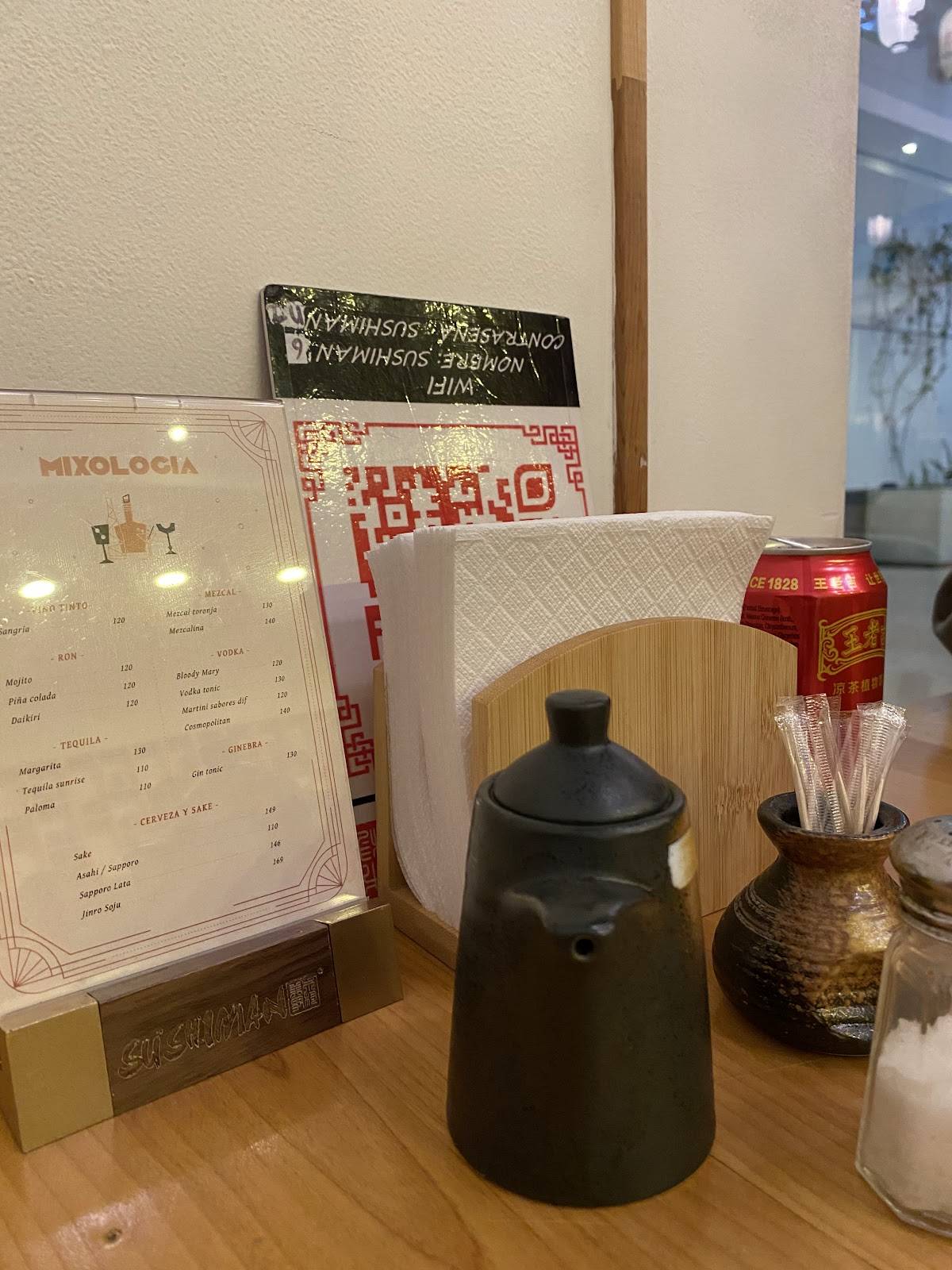 Carta del restaurante SUSHIMAN, Tijuana
