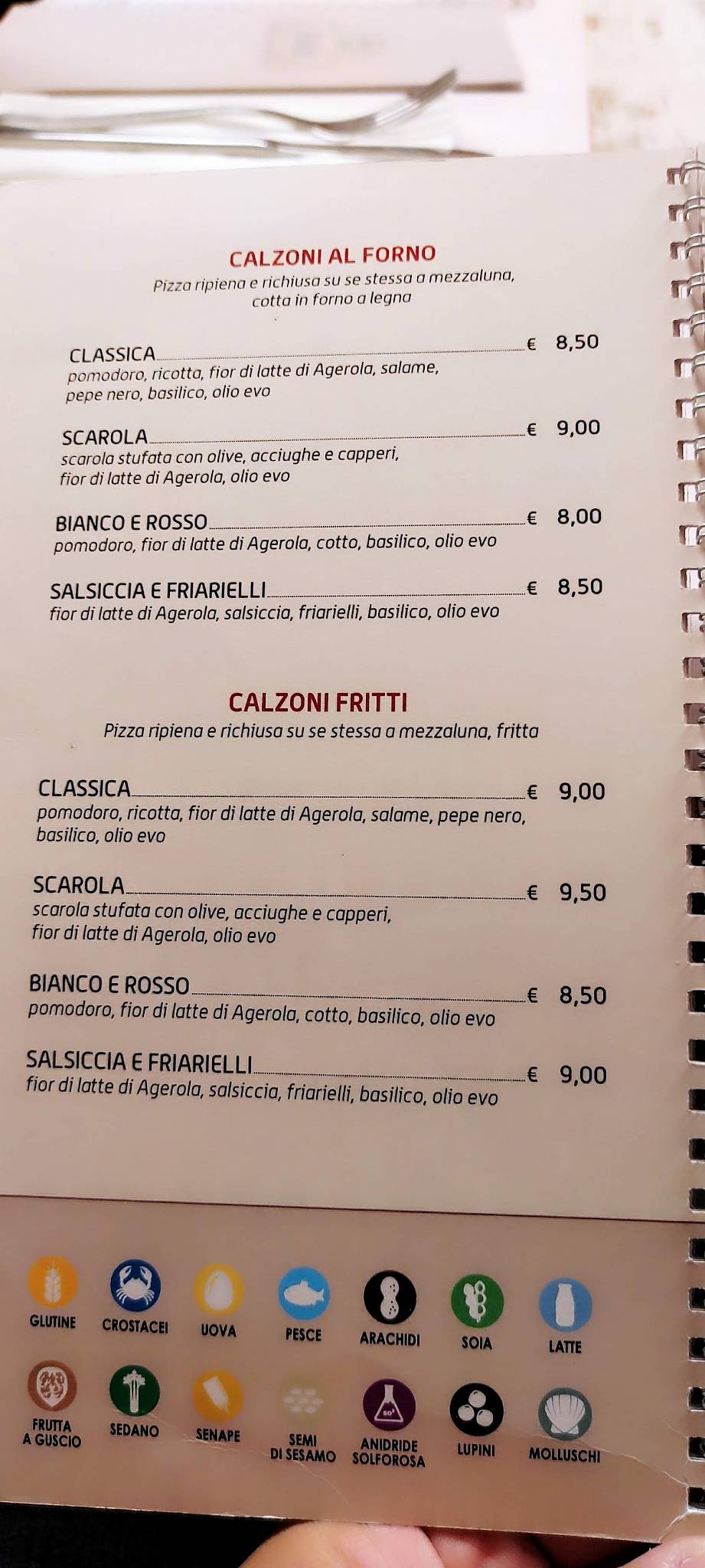 Menu da DODO Verace Pizza Napoletana - SACILE ristorante, Sacile
