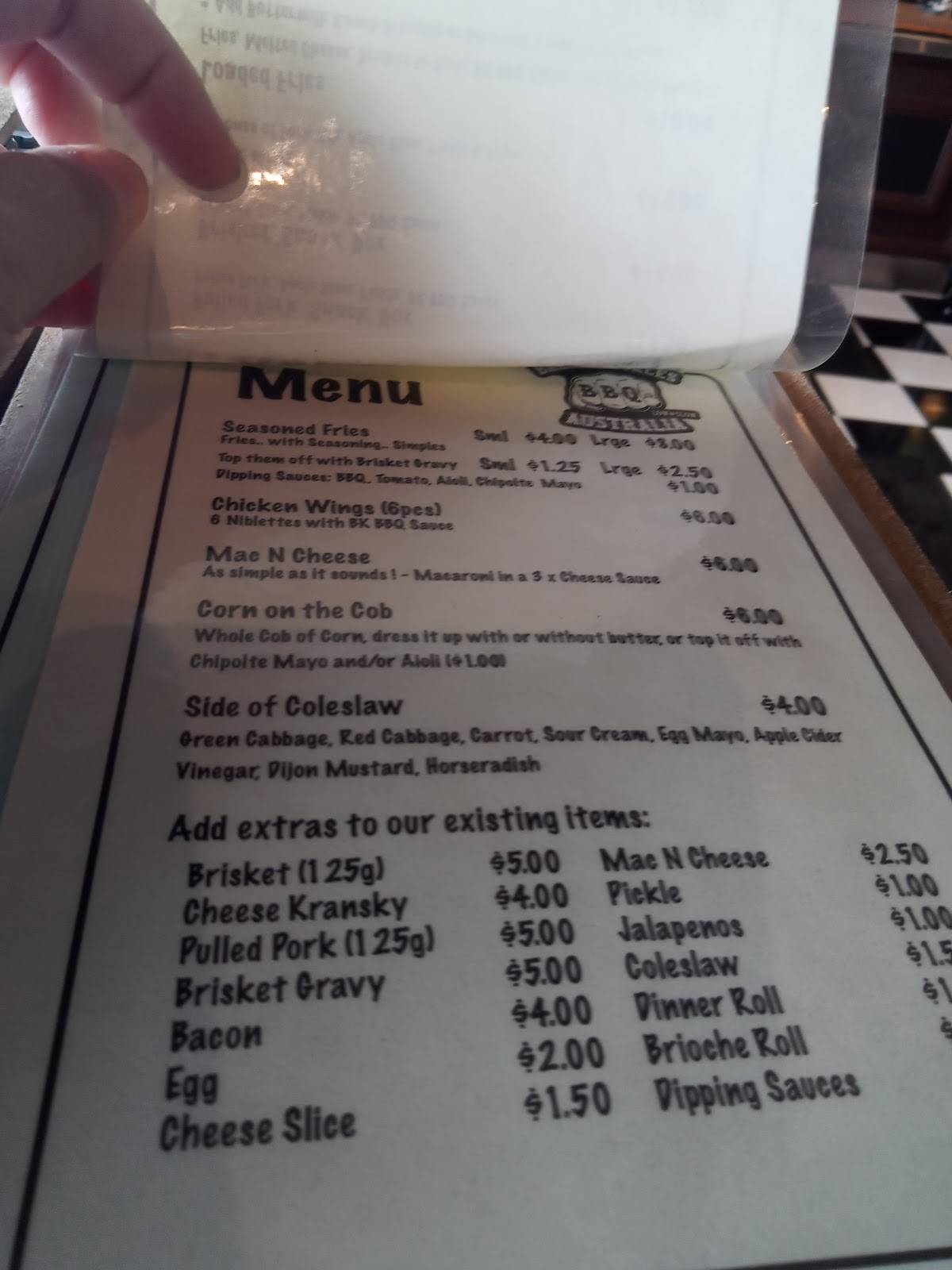 Carta de Bare Knuckles BBQ - Salisbury, Salisbury