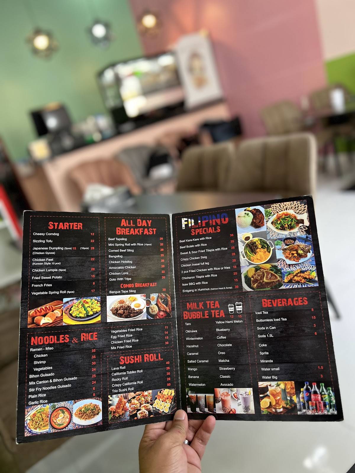 Menu at Savour Cafe Restaurant, Al Jazirah Al Hamra