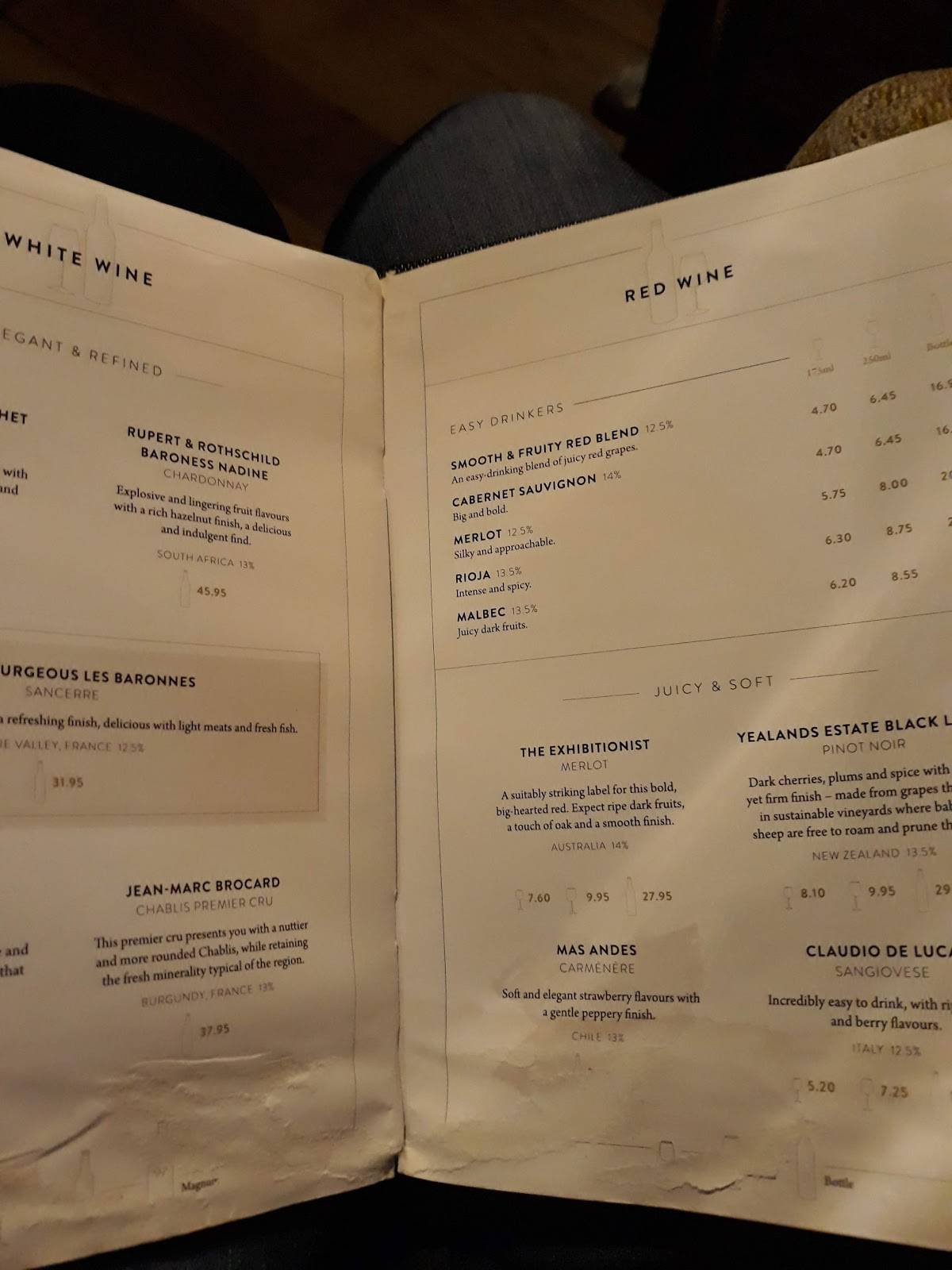 Menu at Saxon Mill Warwick pub & bar, Warwick