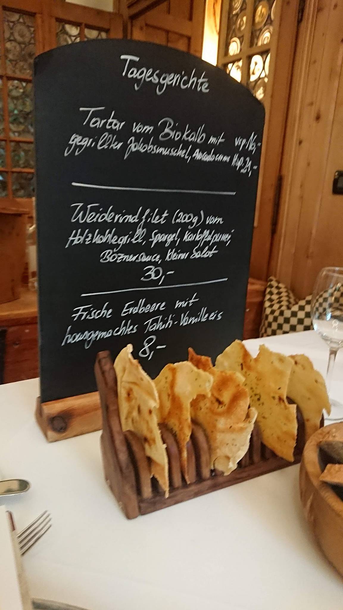 Menu da Schlosswirt Forst ristorante, Lagundo