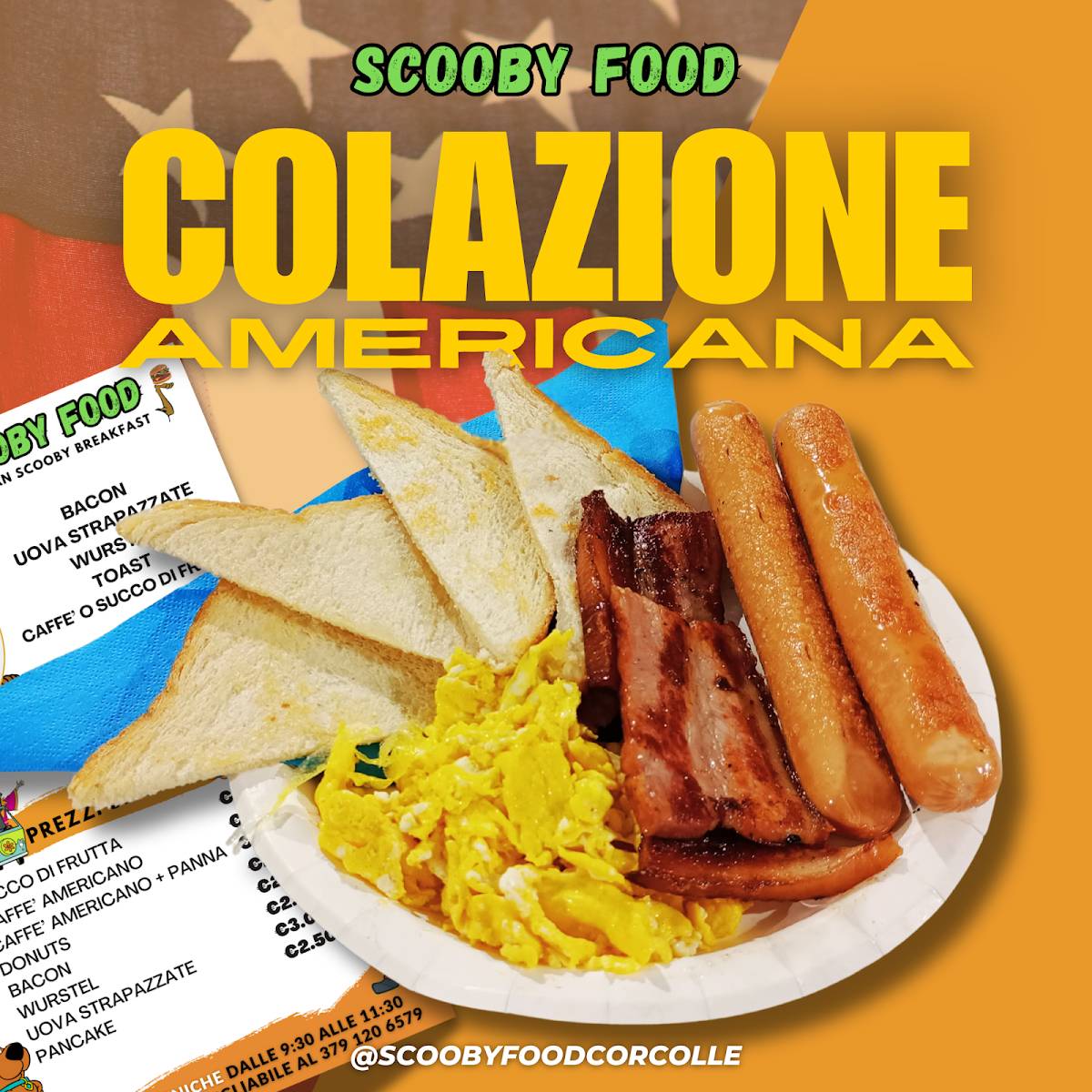 Speisekarte von Scooby Food, ROM