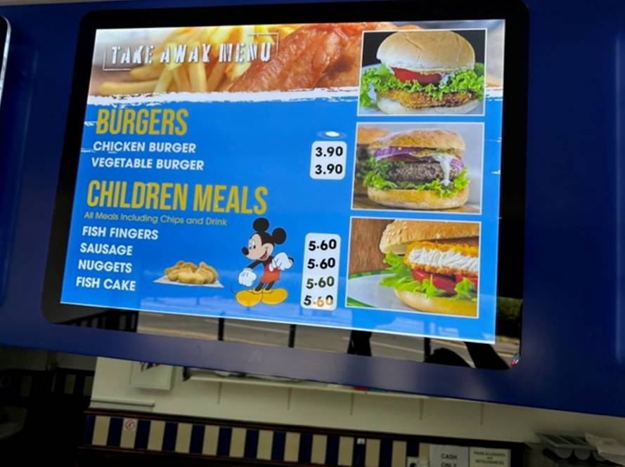 Menu at Sea World Fish 'N' Chips fast food, Amersham