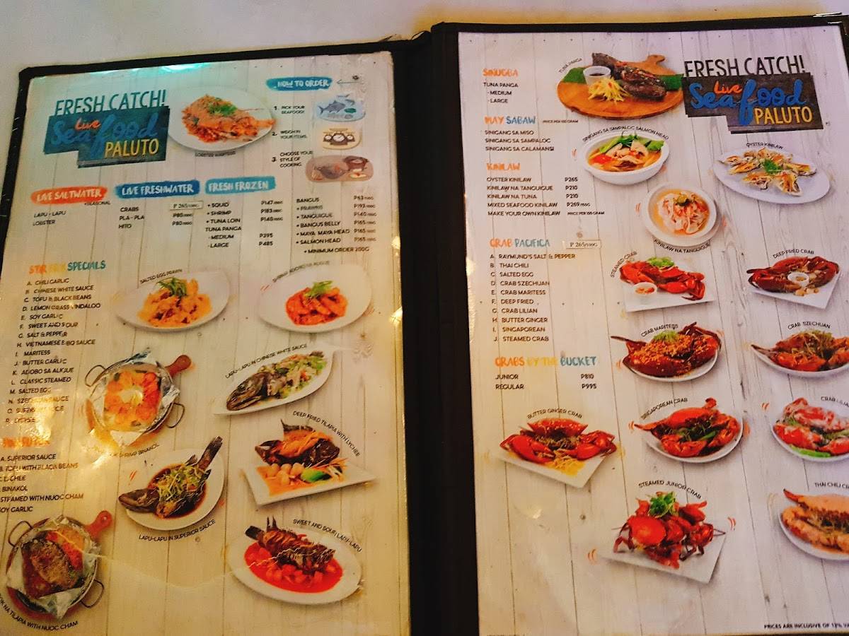 Menu at Seafood Island - Eastwood Citywalk restaurant, Quezon City ...