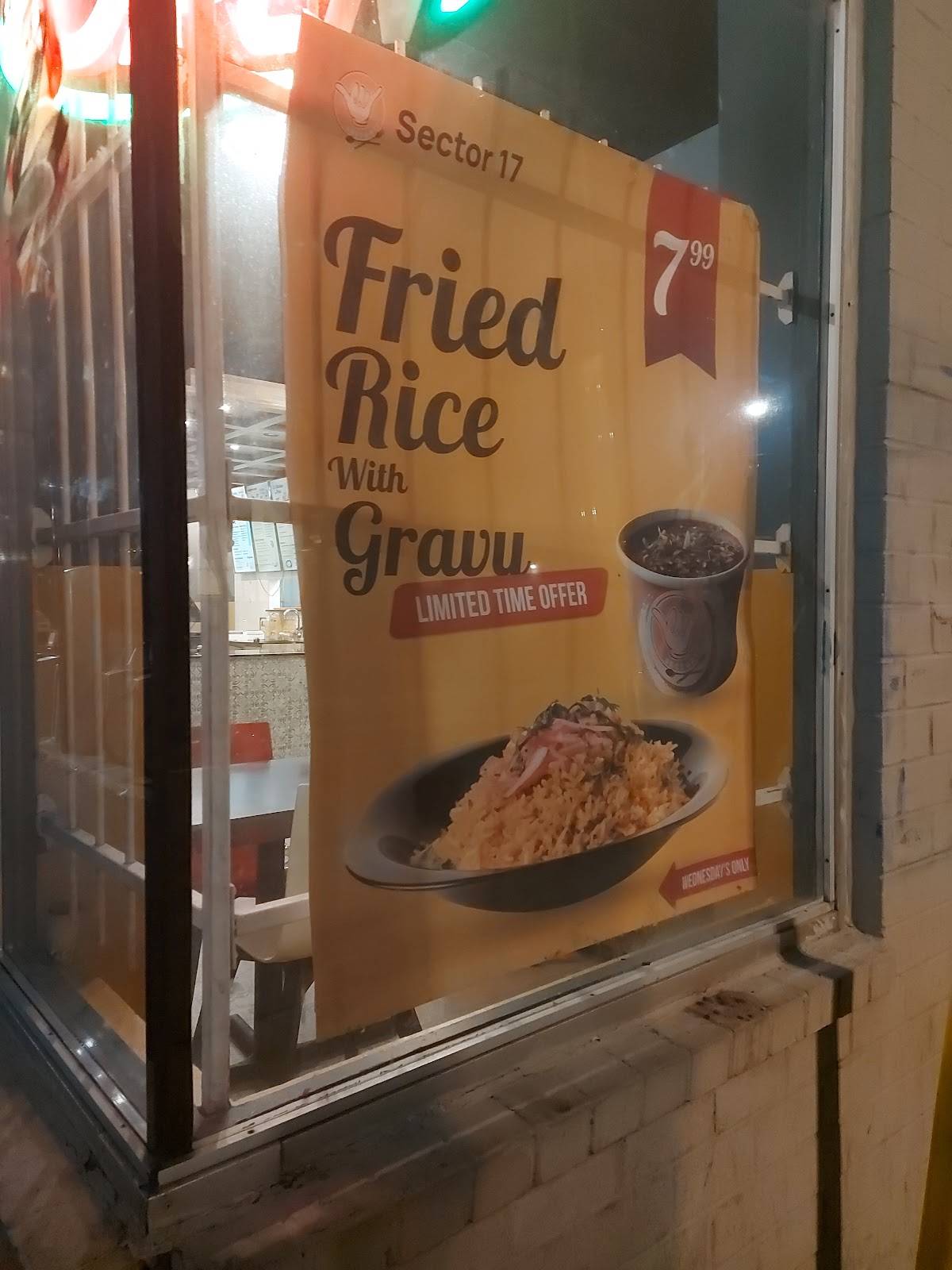 Menu at Sector 17 - Indian Street Food Eatery restaurant, Toronto