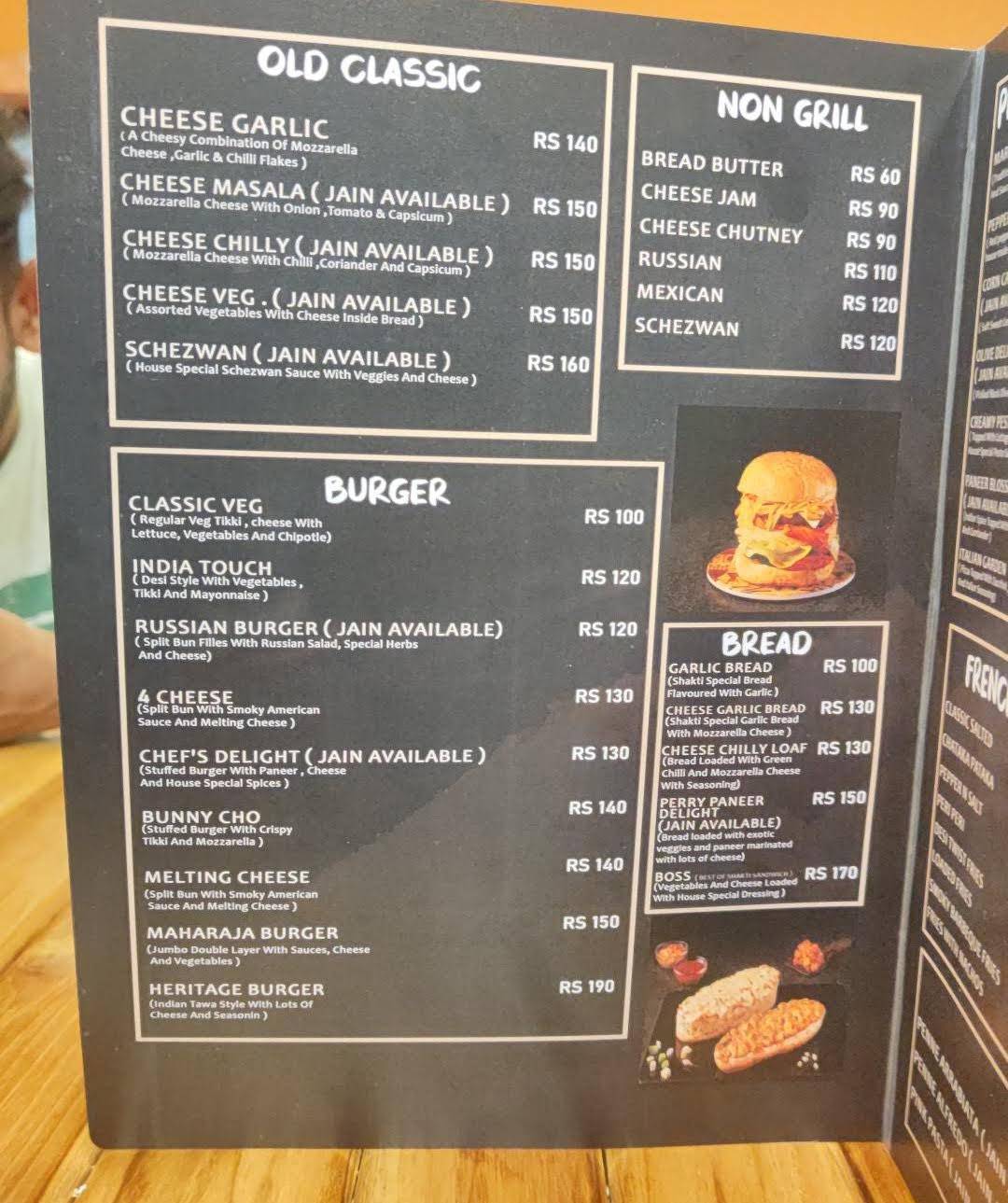 Menu at Shakti-The Sandwich Shop, Jamnagar