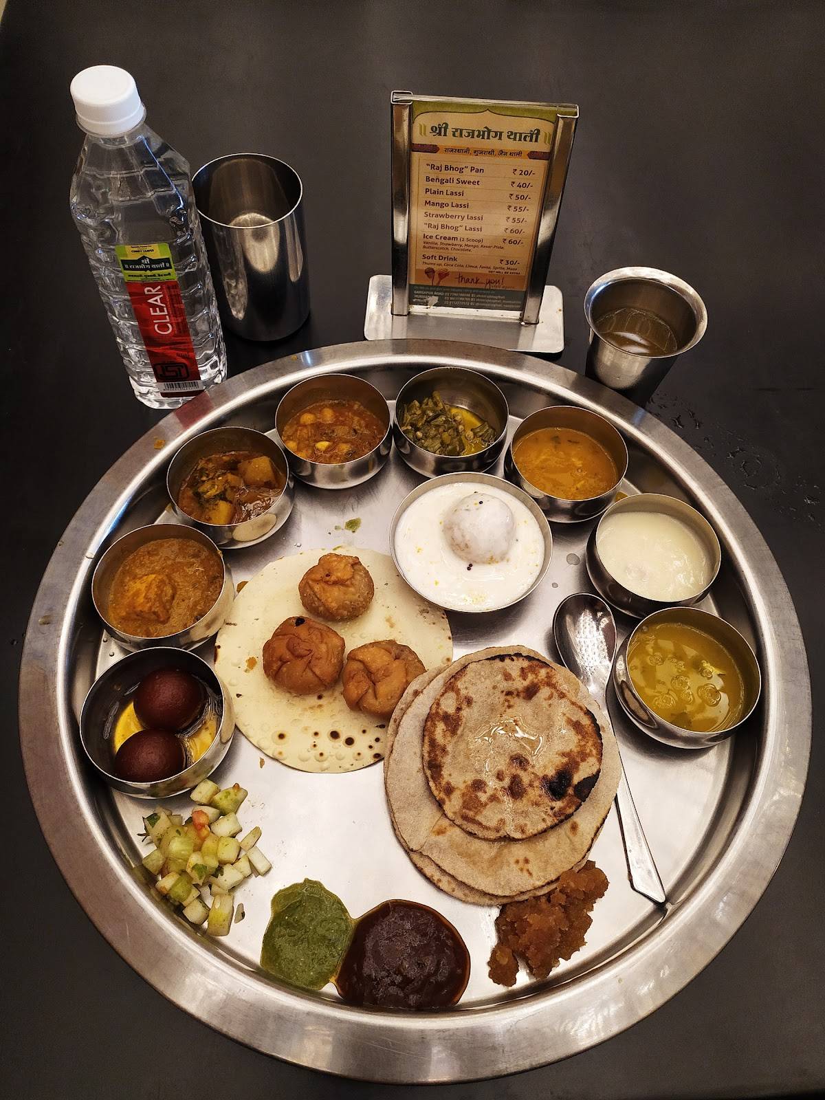 Menu at Shree Rajbhog Thali, Mumbai Naka Best thali restaurant in ...