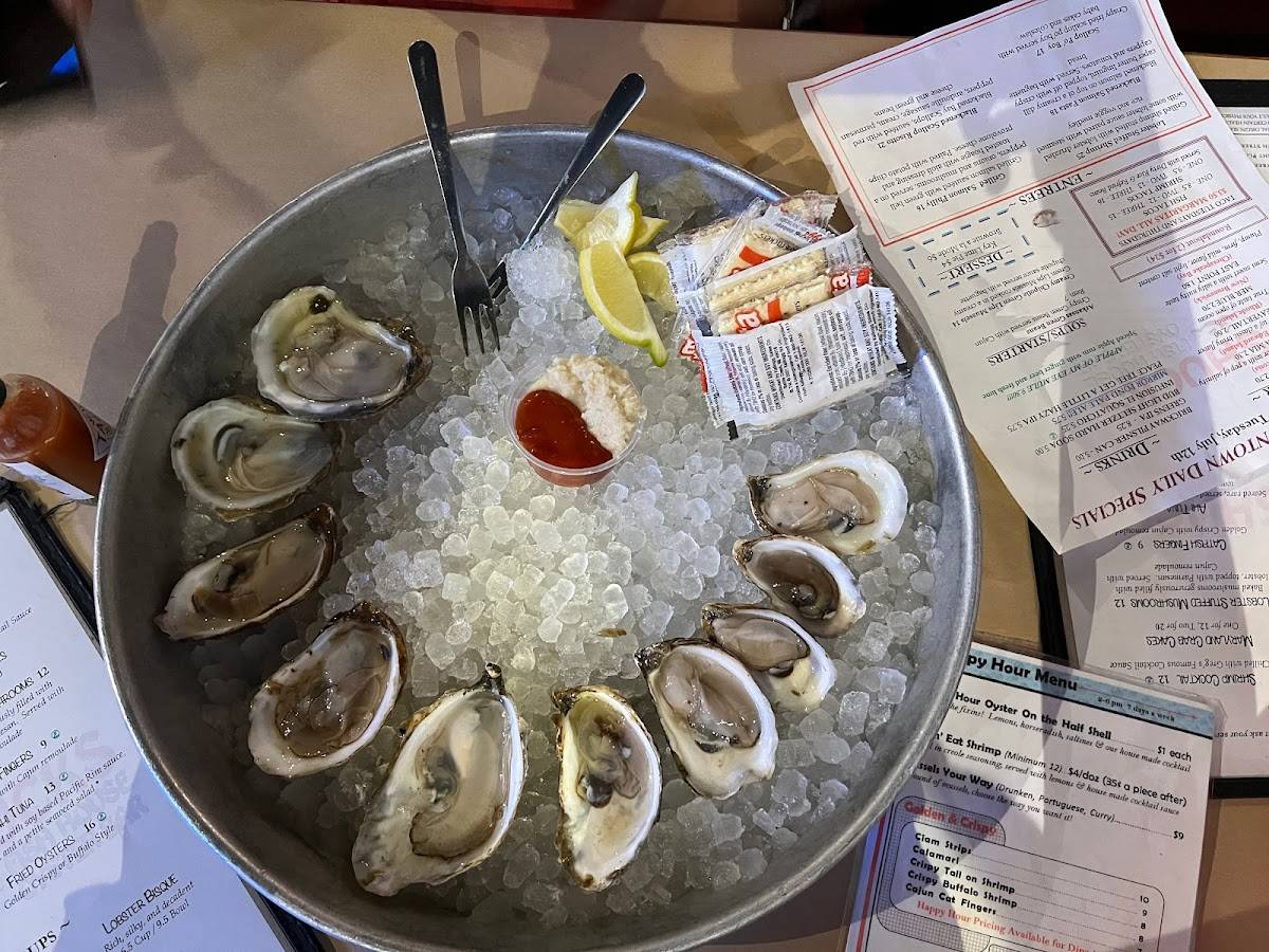 Menu at Shucks Fish House & Oyster Bar, Omaha, Leavenworth St
