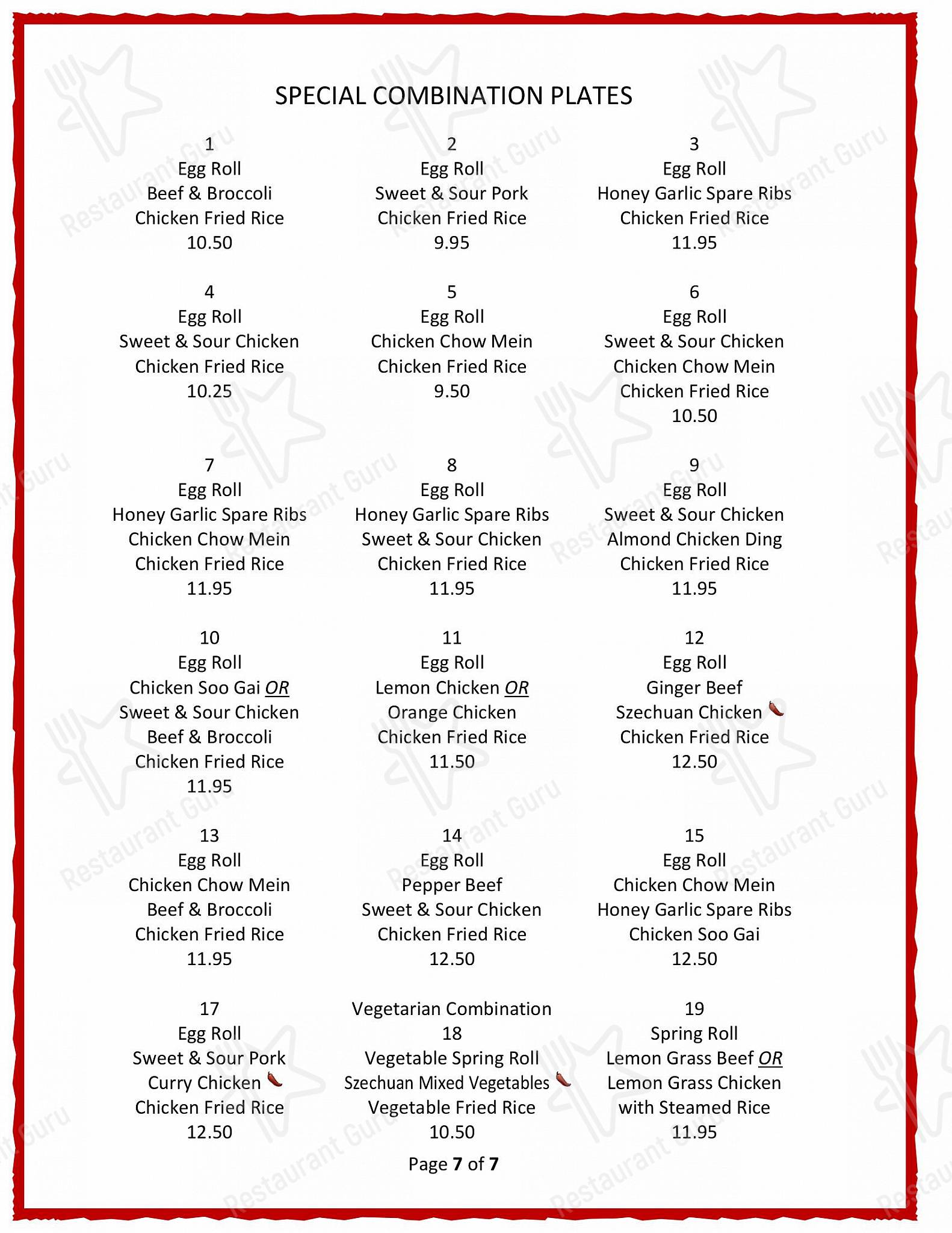 Menu At Silver Dragon Restaurant Halifax menu-at-silver-dragon-restaurant-halifax