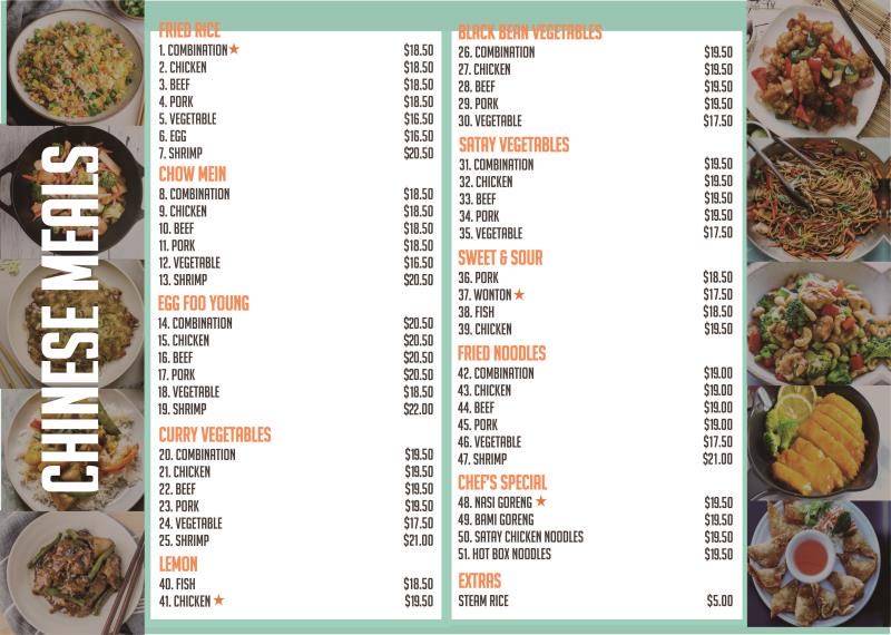 Menu at Simply the Best ”Food to Go” fast food, Palmerston North