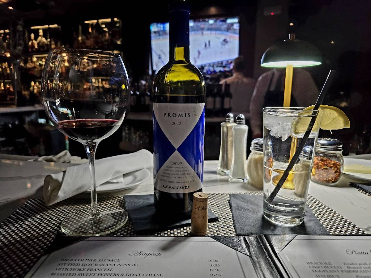 Menu at Sinatra's restaurant, Buffalo