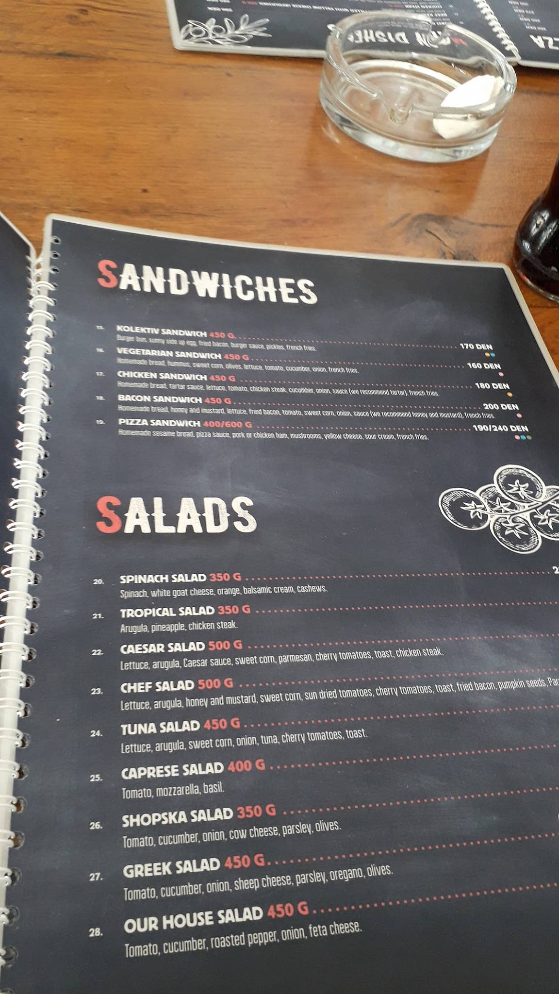 Speisekarte von Kolektiv (Collective) Restaurant, Skopje