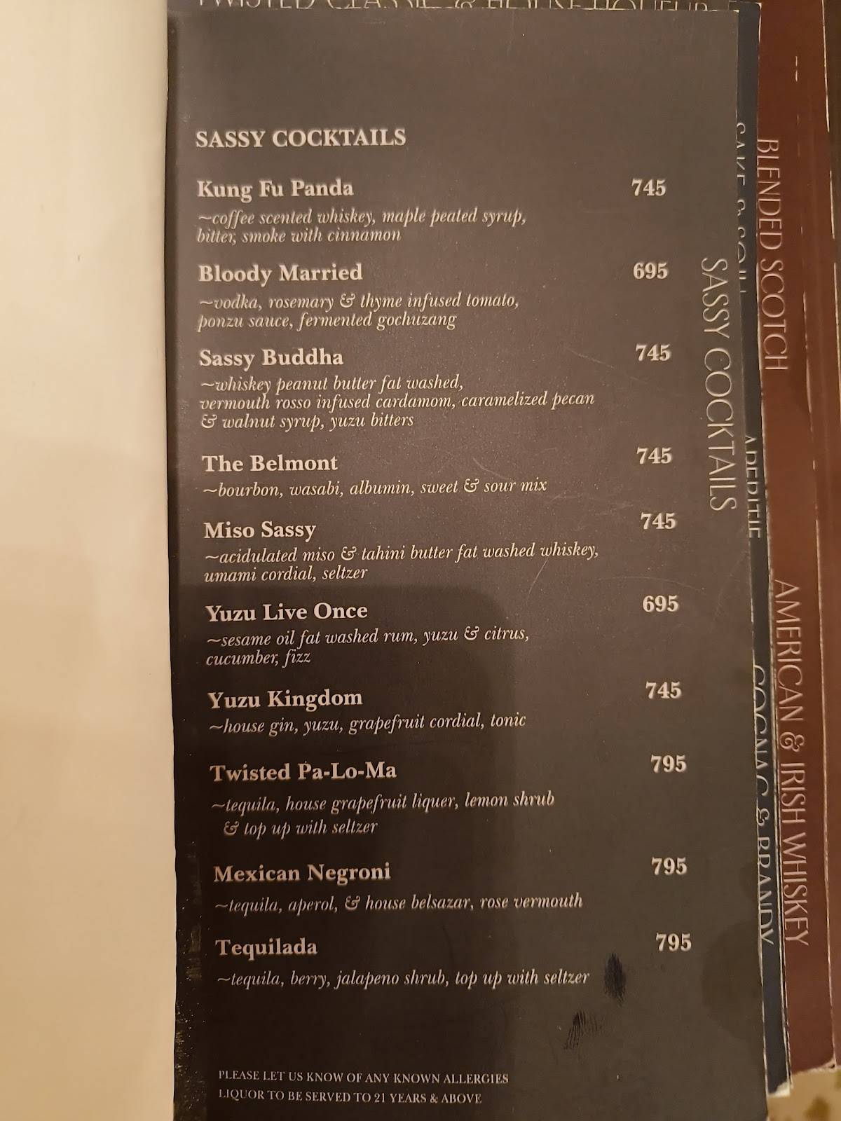 Menu at Soba Sassy, Kolkata, 1ST FLOOR