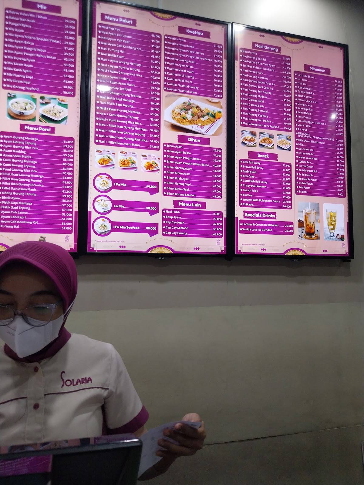 Menu at Solaria - Pamulang Square restaurant, South Tangerang, Pamulang ...