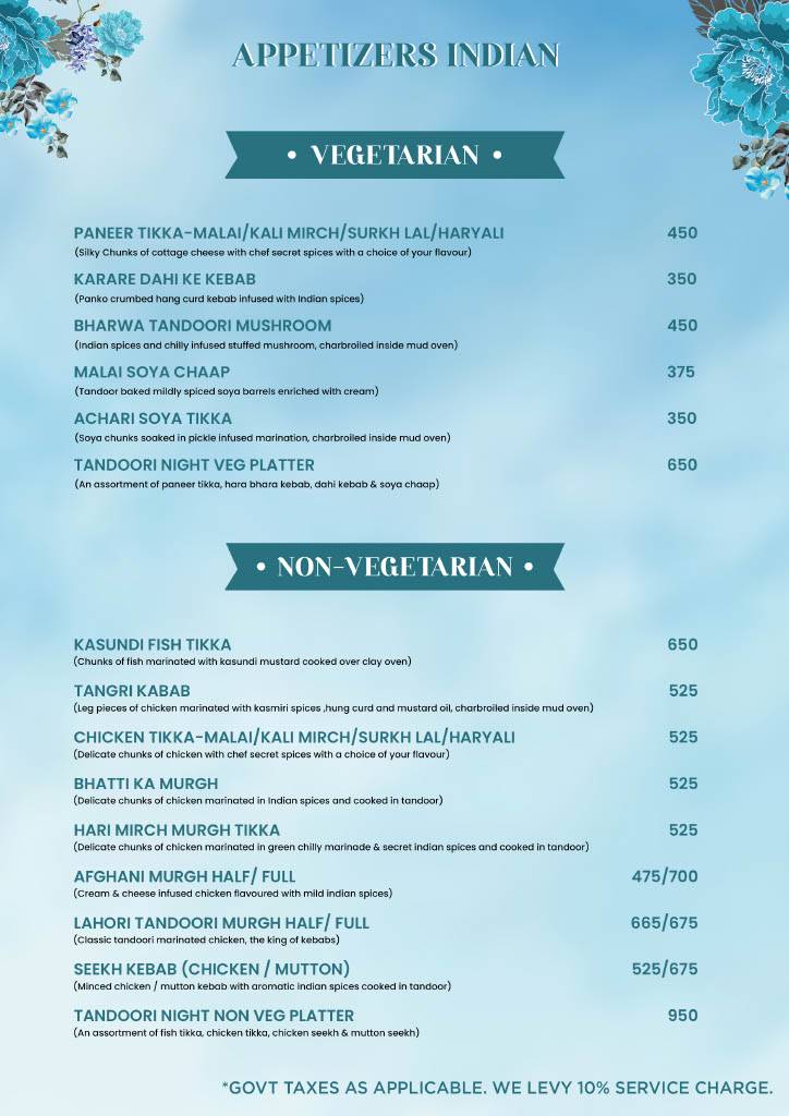 Menu at Solasta Cafe, Gurugram