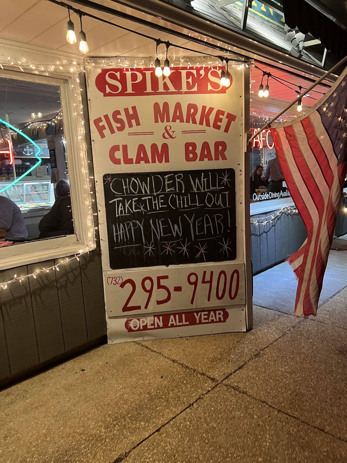 Menu at Spike's Fish Market & Restaurant, Point Pleasant Beach