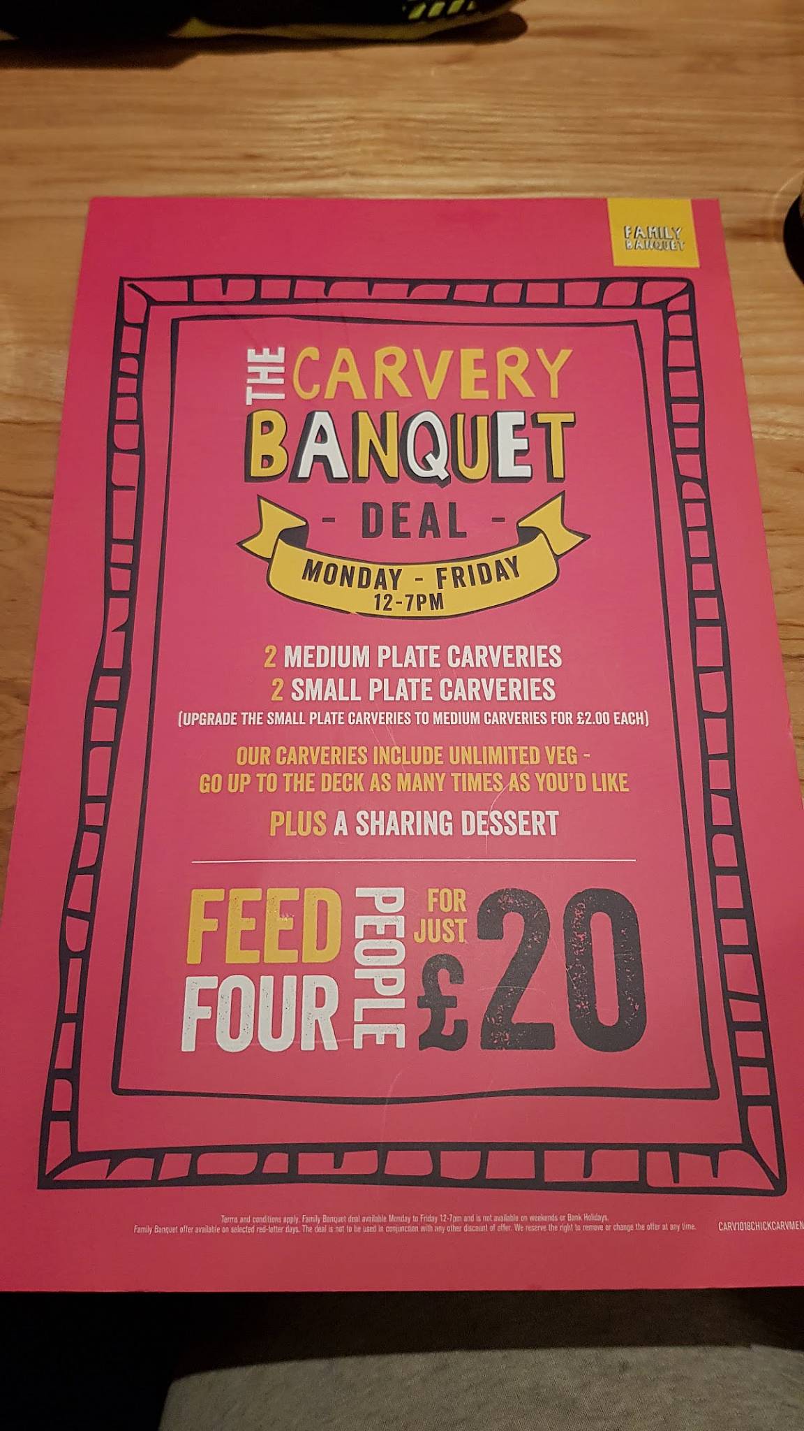 Menu at Spindle & Thread pub & bar, High Wycombe
