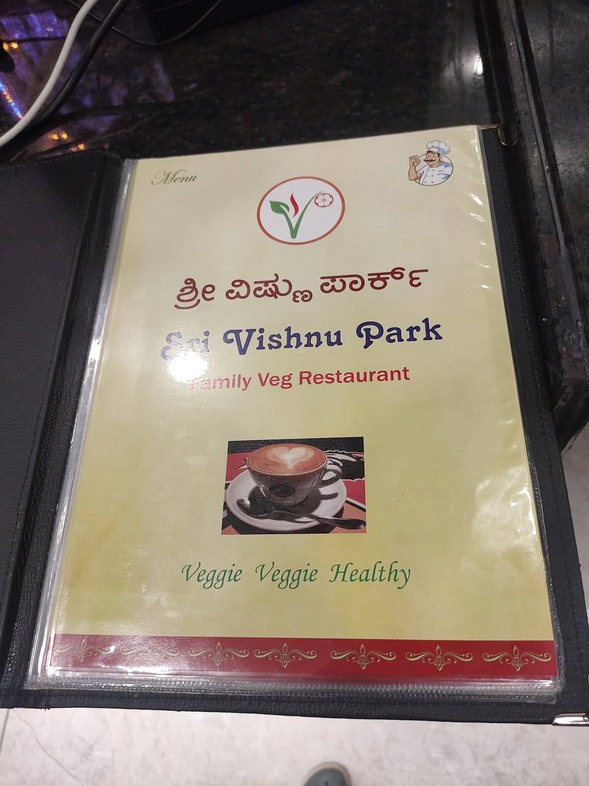 Menu at Sri Vishnu Park Family Restaurant, Bengaluru