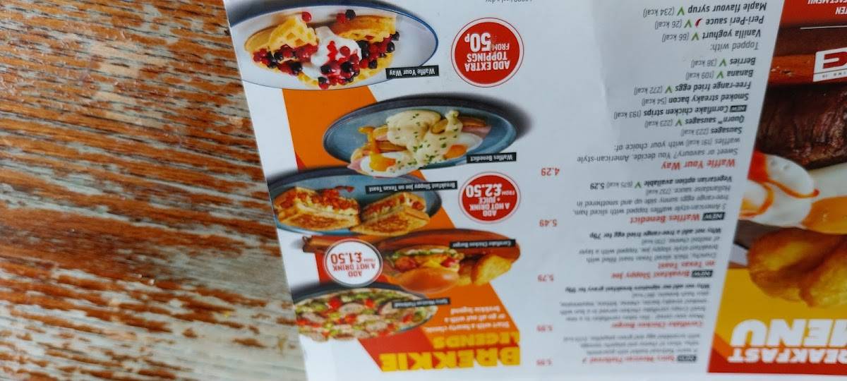 Menu at Stanley Ferry pub & bar, Wakefield