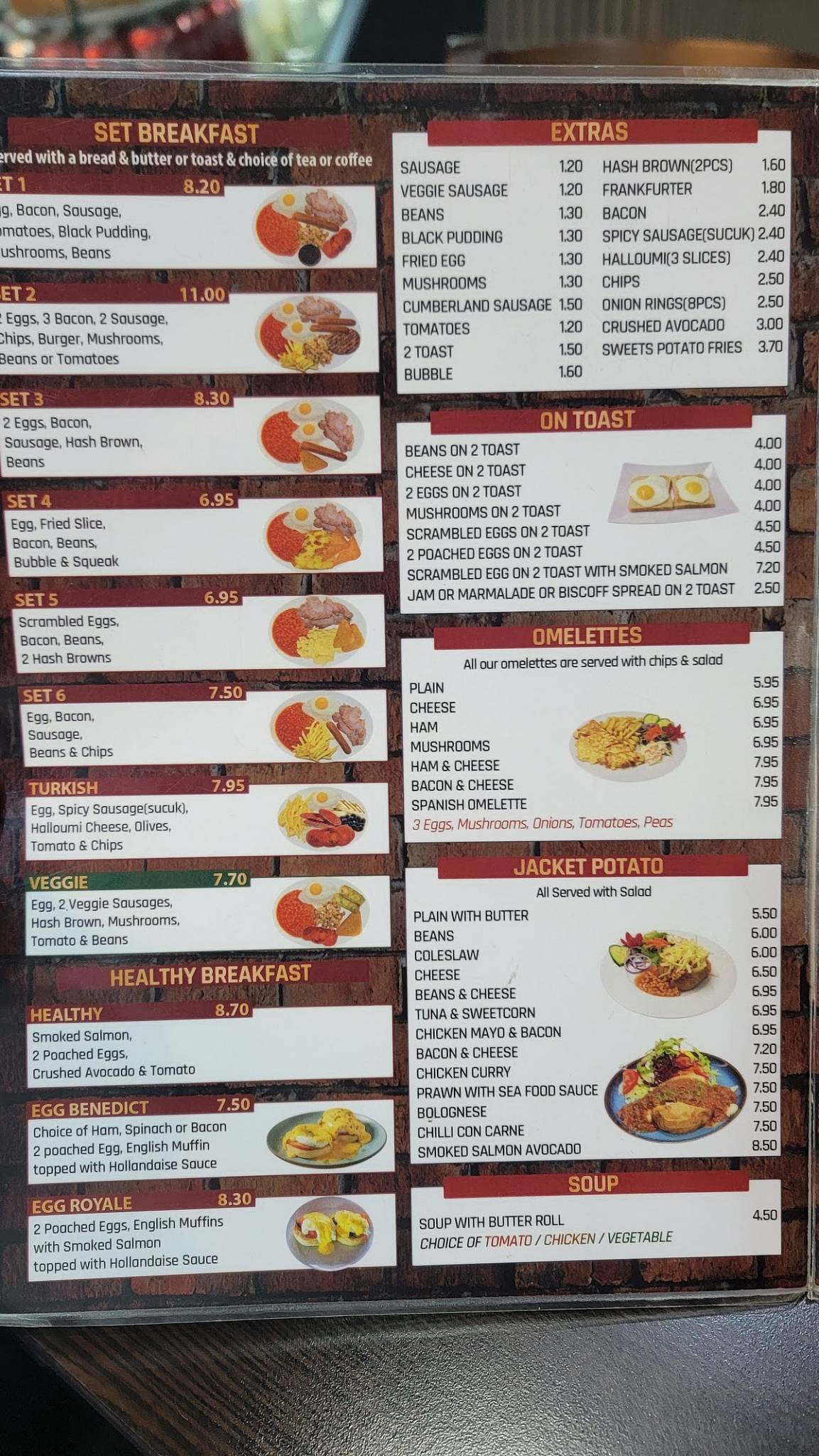 Menu at Star Cafe, Sidcup, 13 High St