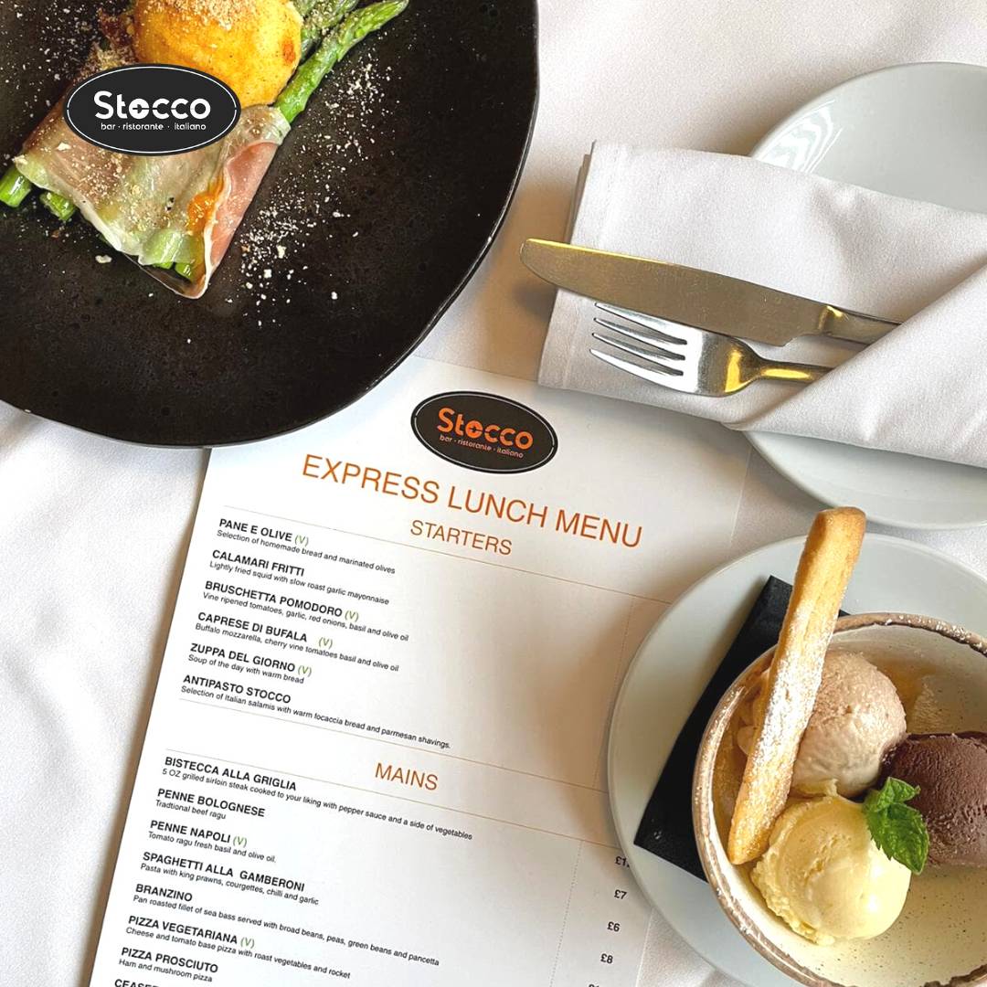 Menu at Stocco Oldham - Authentic Italian Restaurant, Oldham