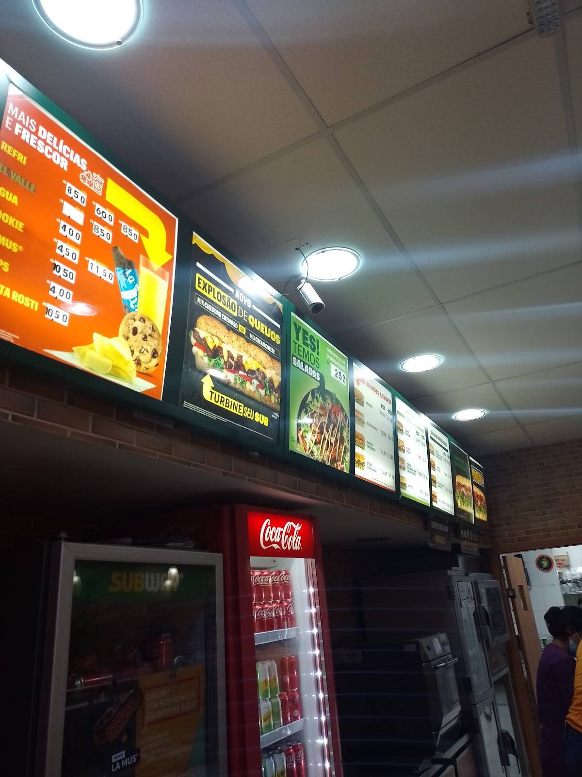 Menu at Subway restaurant, Serra, Av. Abido Saad