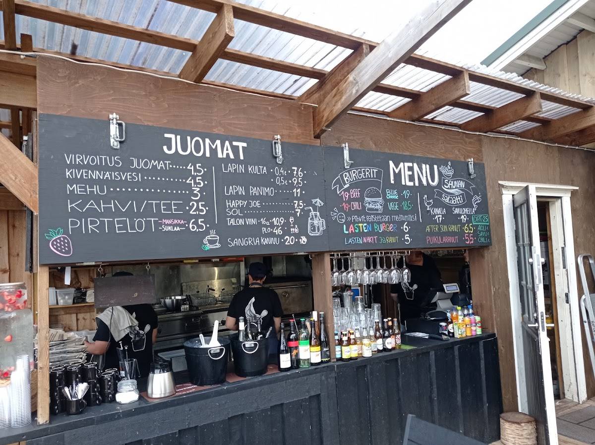 Menu at Summer Restaurant Kesärafla, Rovaniemi