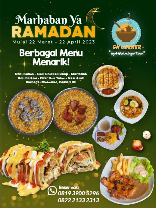 Carta del restaurante GH Corner Surabaya Nasi Briyani Nasi Kebuli Roti ...
