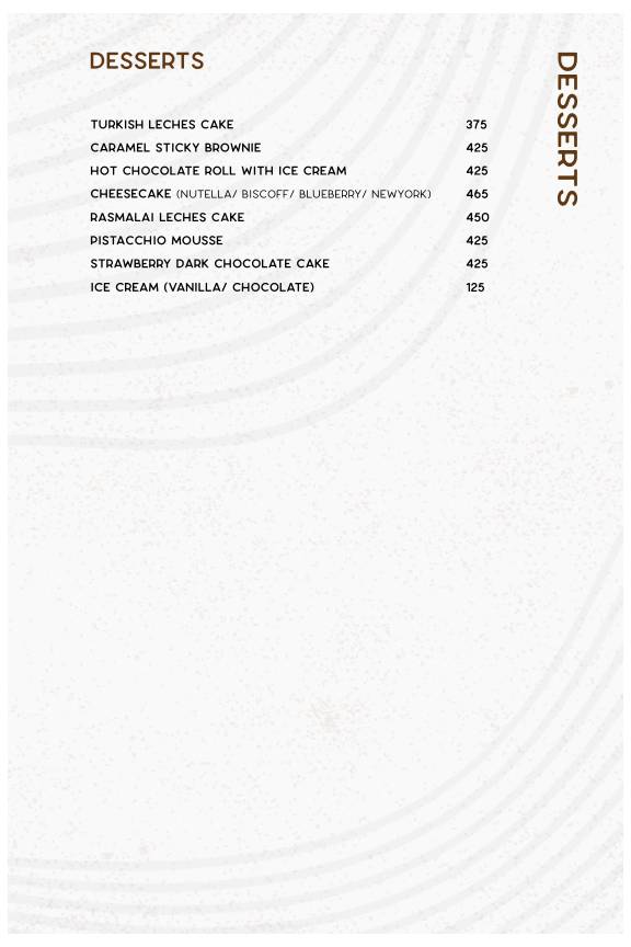 Menu at ZERO The restaurant, Surat