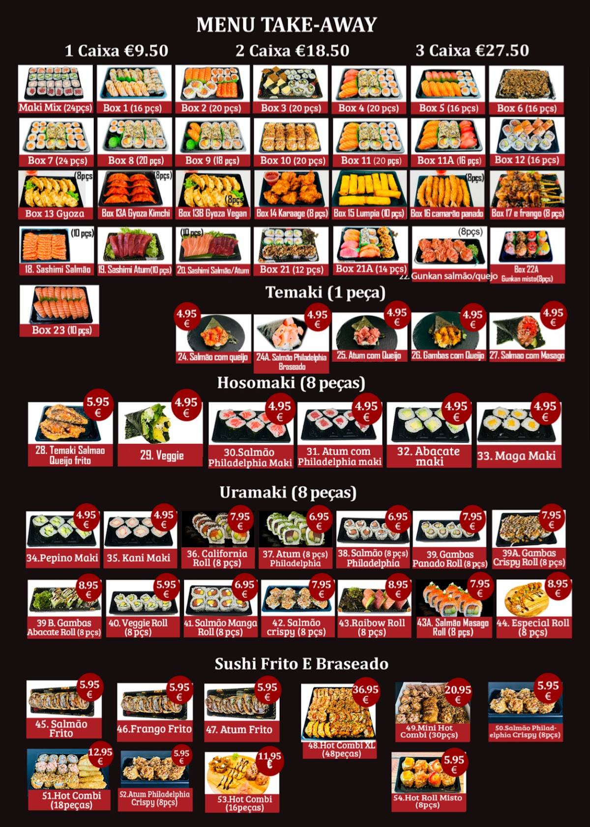 Menu em Sushito Sushi & Poke Bowl Alfargide restaurante, Carnaxide