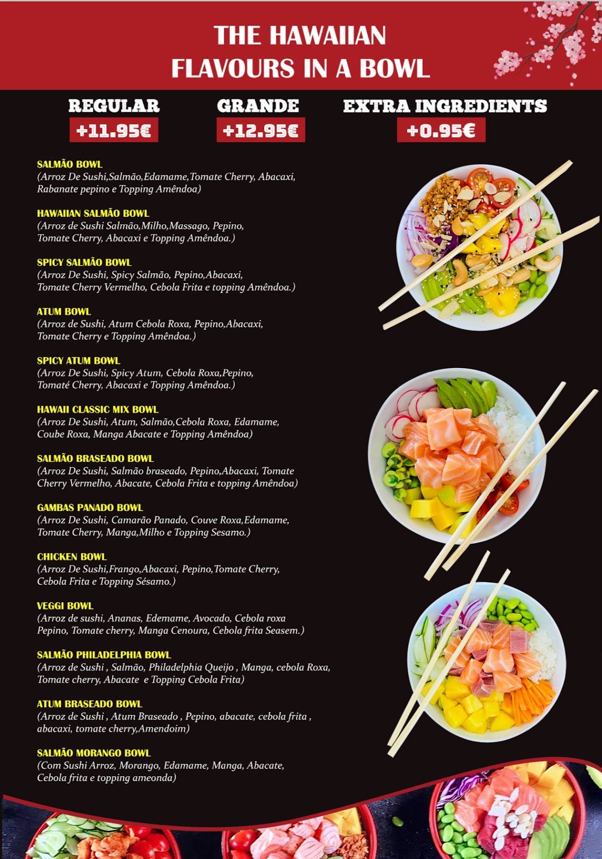 Menu em Sushito Sushi & Poké Bowl Bar (Alvalade), Lisboa