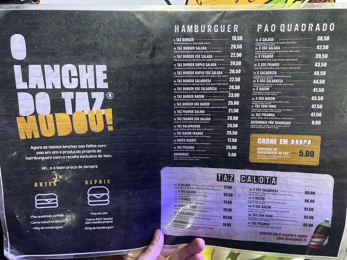 Menu em TAZ 24 horas restaurante, São José dos Campos, R. Sena Madureira