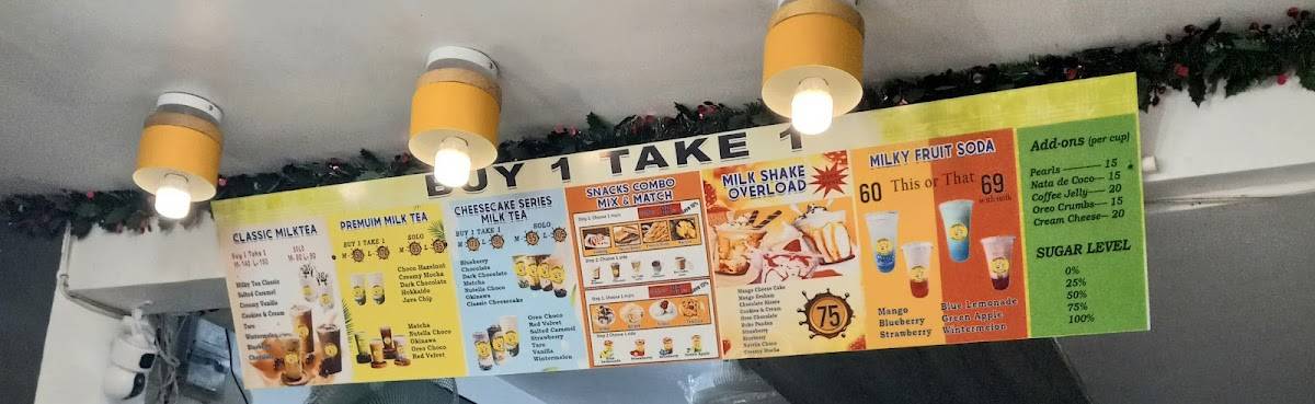 Menu at TEAriffic Milk Tea & Coffee, Mandaue City