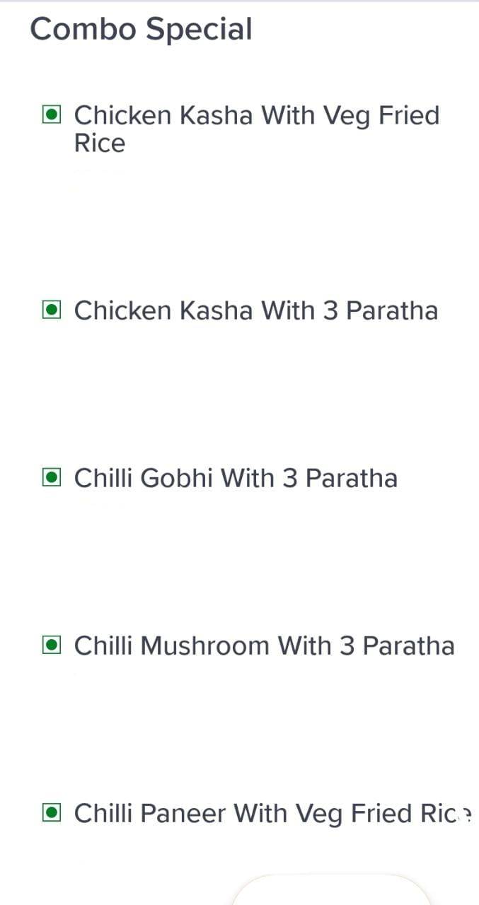 Menu at THE FOOD CULTURE, Bhubaneswar