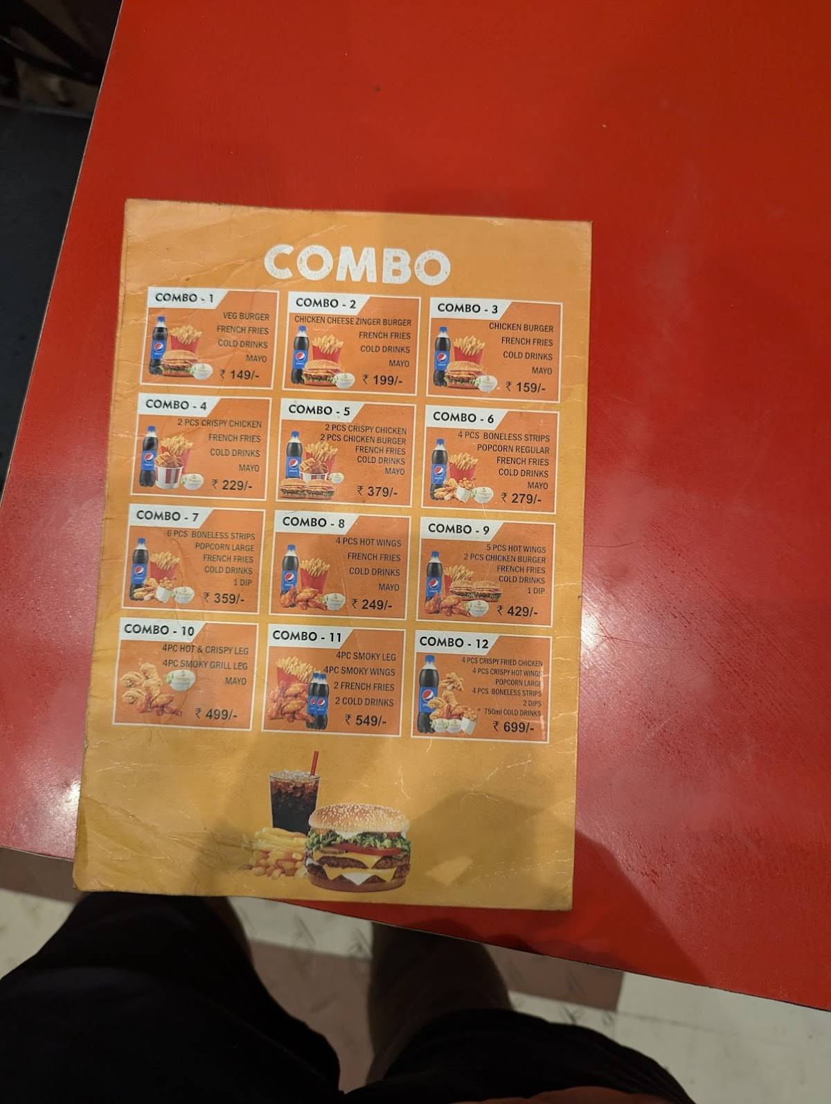 Menu at THE FRIES FACTORY, Sukna Forest