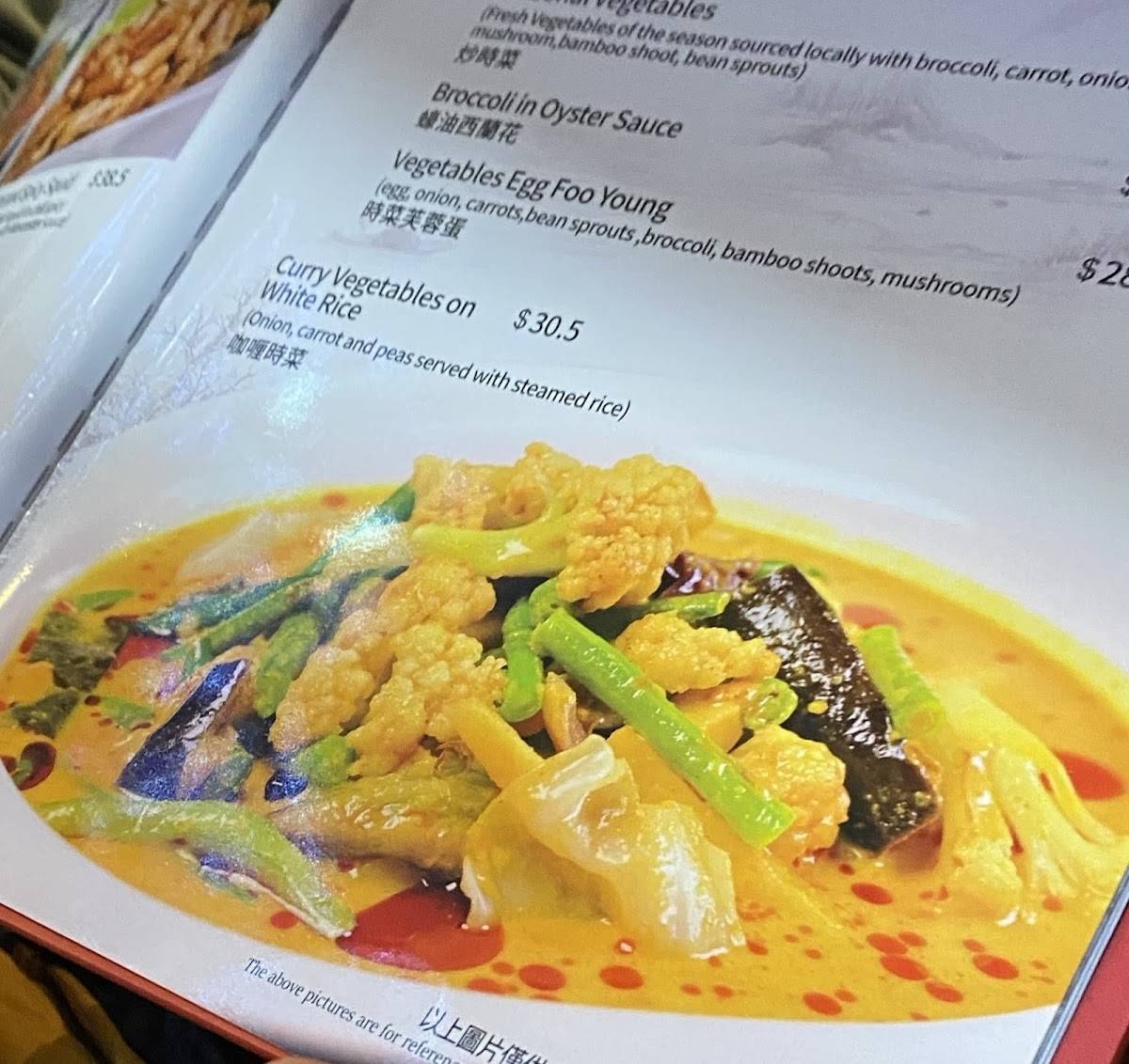 Menu at Tai Tong Chinese Restaurant, Whangarei