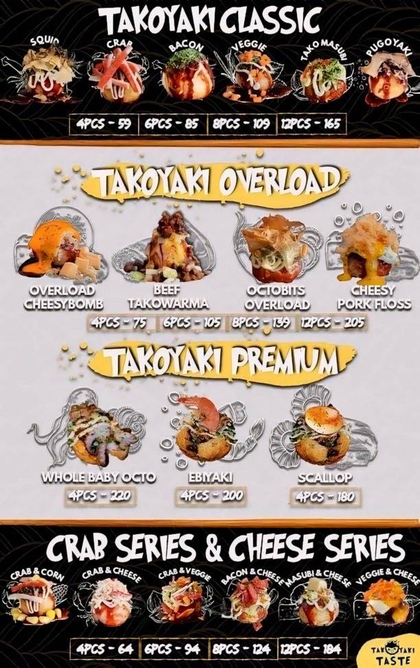 Menu at Takoyaki Taste - Jones, Isabela restaurant, Jones