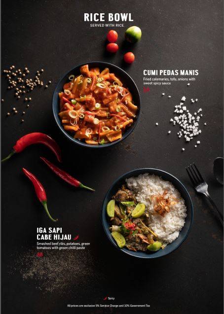 Menu at Tanamera Coffee Ciputra International cafe, West Jakarta